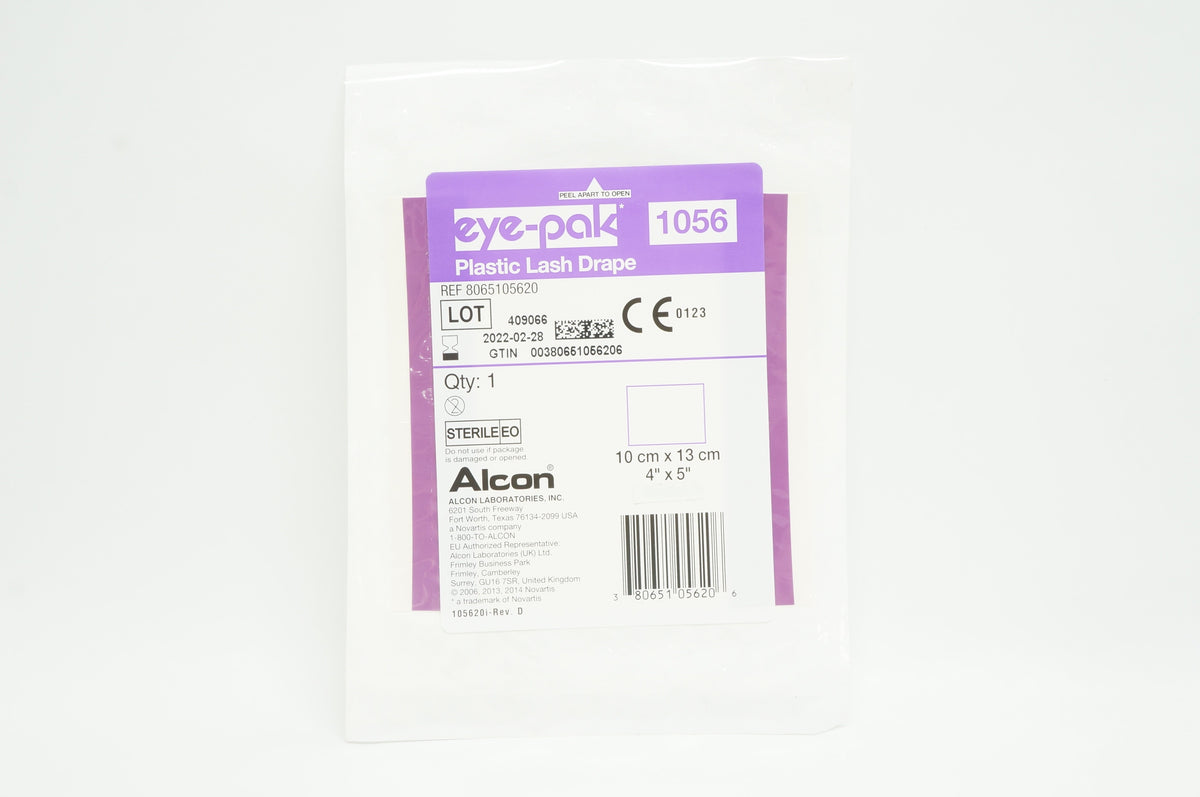 Alcon 8065105620 Eye-Pak Plastic Lash Drape 4 inch x 5 inch – Imedicsales