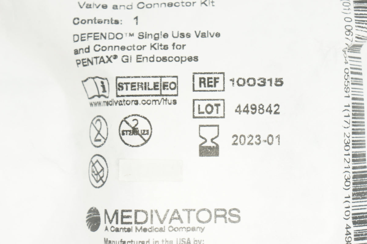 Medivators 100315 Defendo Valve & Connector Kit – Imedicsales