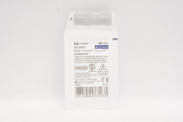 Covidien 174015 Autostre. Multifire Endo Hernia Loading Unit 4.0mm (x ...