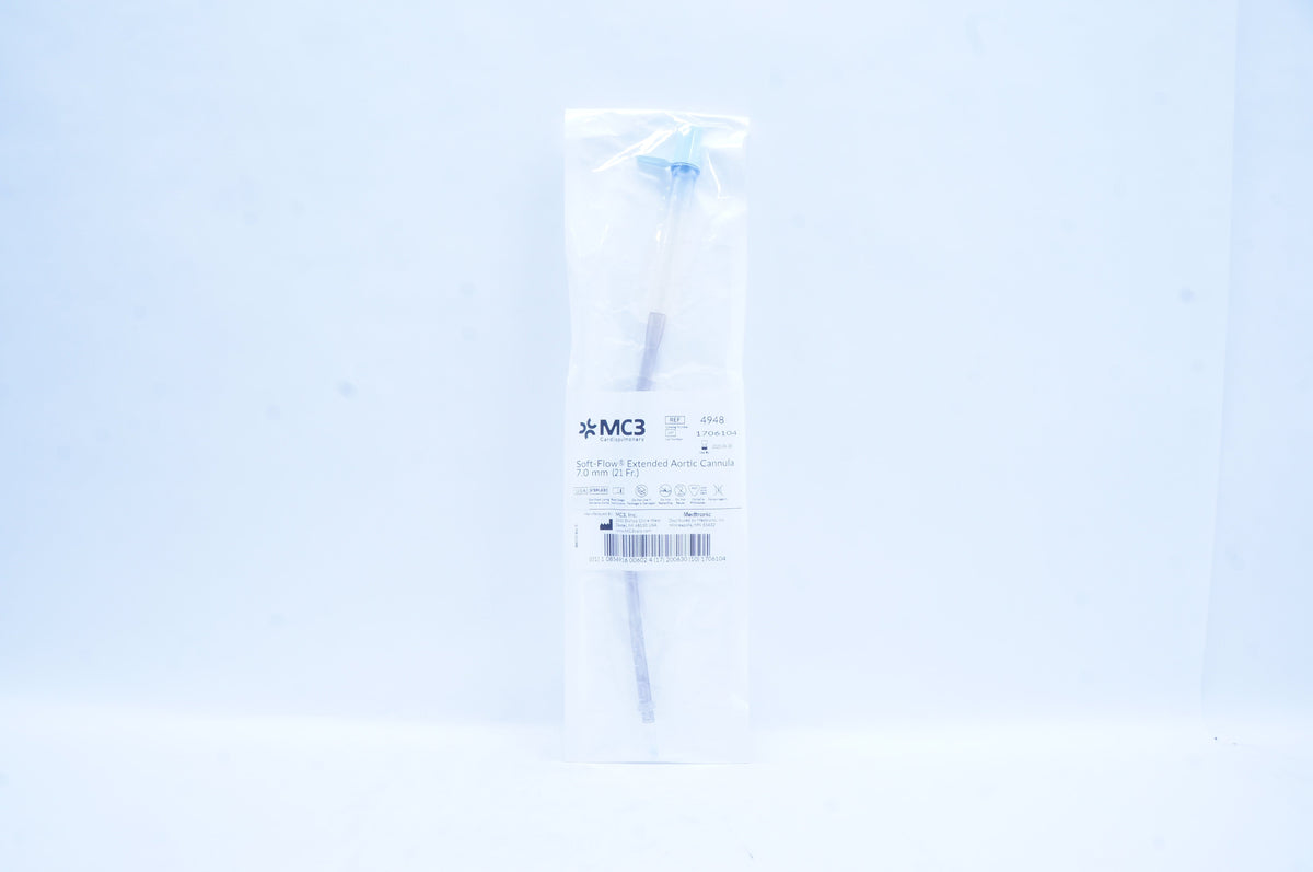 Medtronic 4948 MC3 Soft-Flow Extended Aortic Cannula 21Fr (x) – Imedicsales