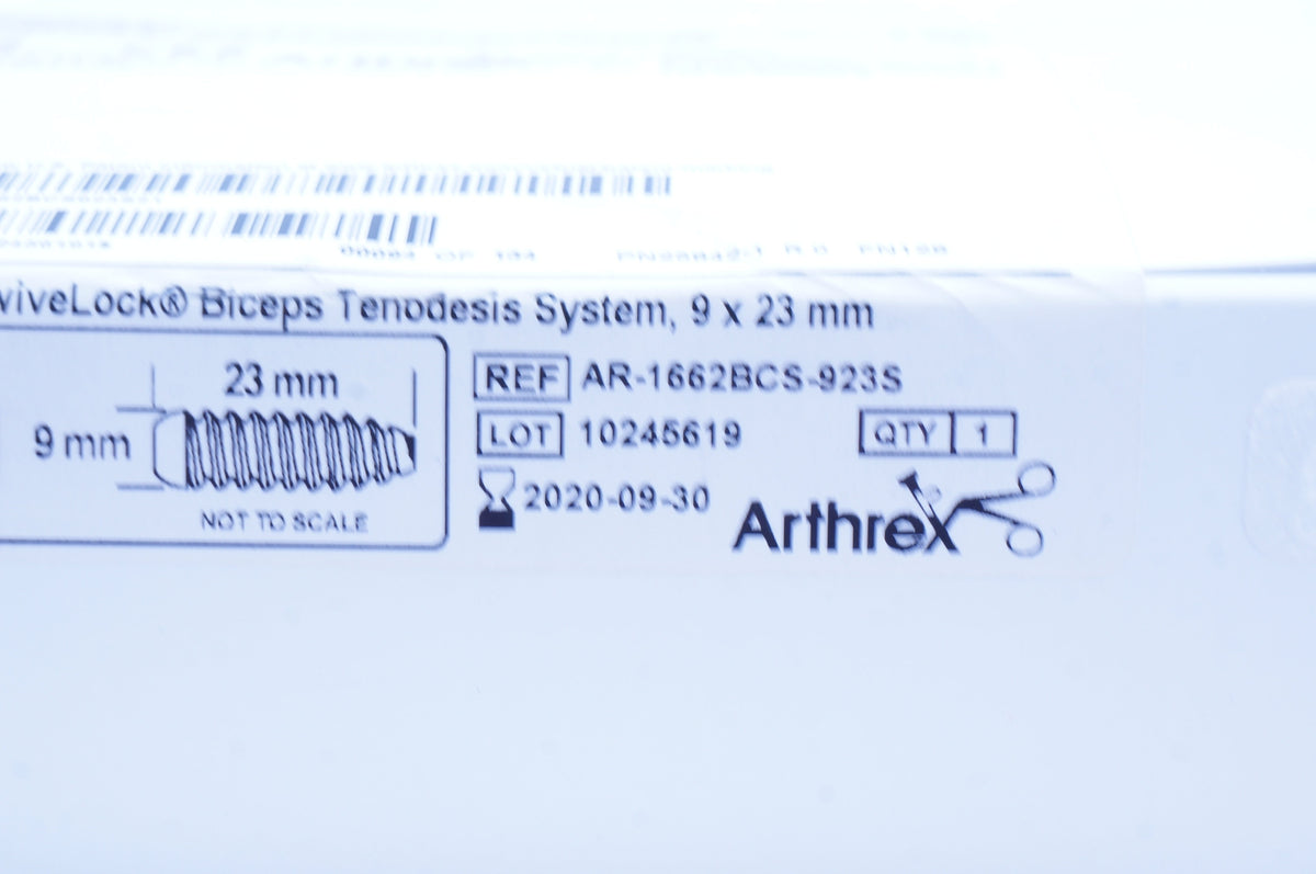 Arthrex AR-1662BCS-923S BioComposite SwiveLock Biceps Tenodesis System ...