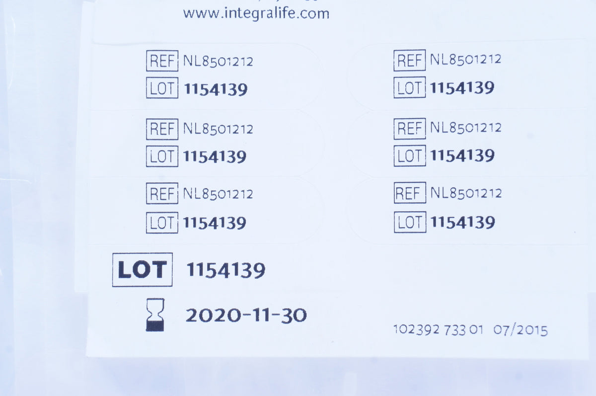 Integra NL8501212 Side-Inlet CSF Reservoir 2.5cm ID x 1.1mm ID x 1.9mm ...