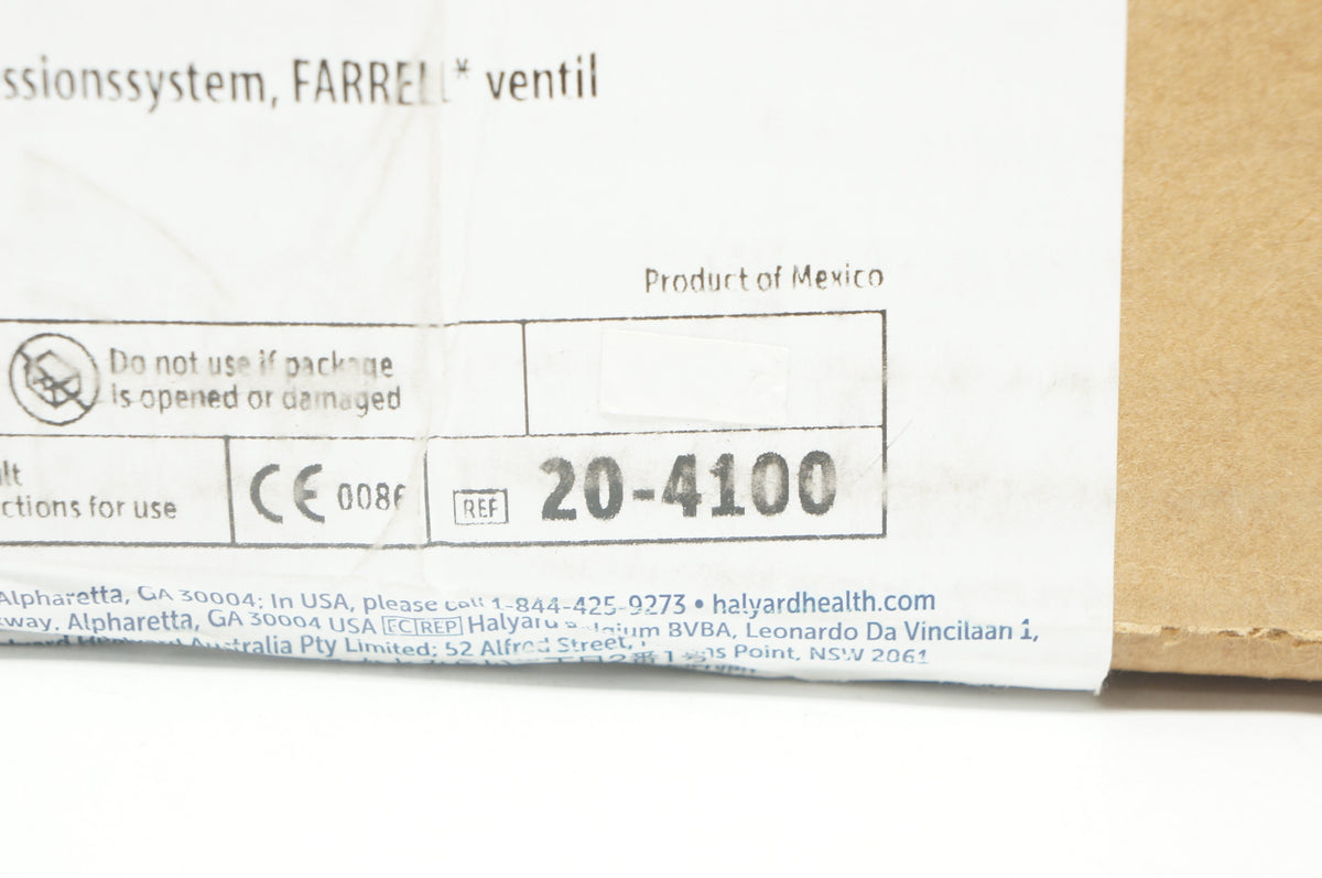 Halyard 20-4100 FARRELL Valve Enteral Gastric Decompression System - B ...