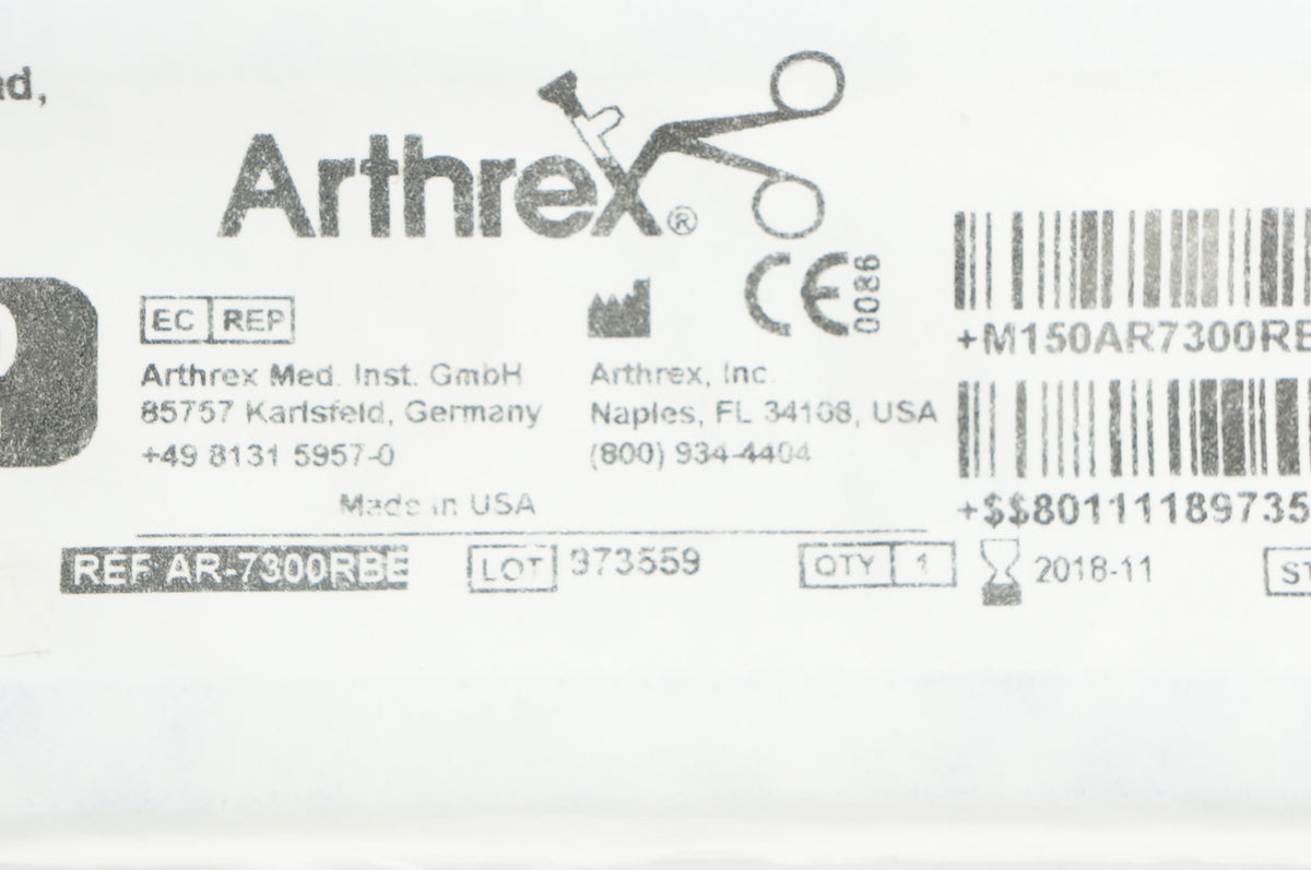 Arthrex AR-7300RBE Burr, Round, SJ, 8 Flute, 3.0mm (x) – Imedicsales