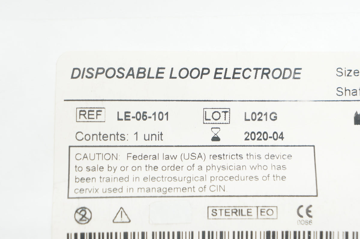 Thomas Medical LE-06-101 Disposable Loop Electrode 10mm x 10mm (x ...
