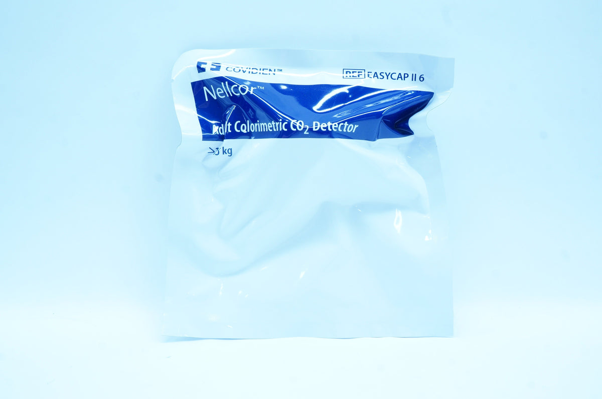 Covidien EASYCAP II 6 Nellcor Adult Colorimetric CO2 Detector >15 kg ...