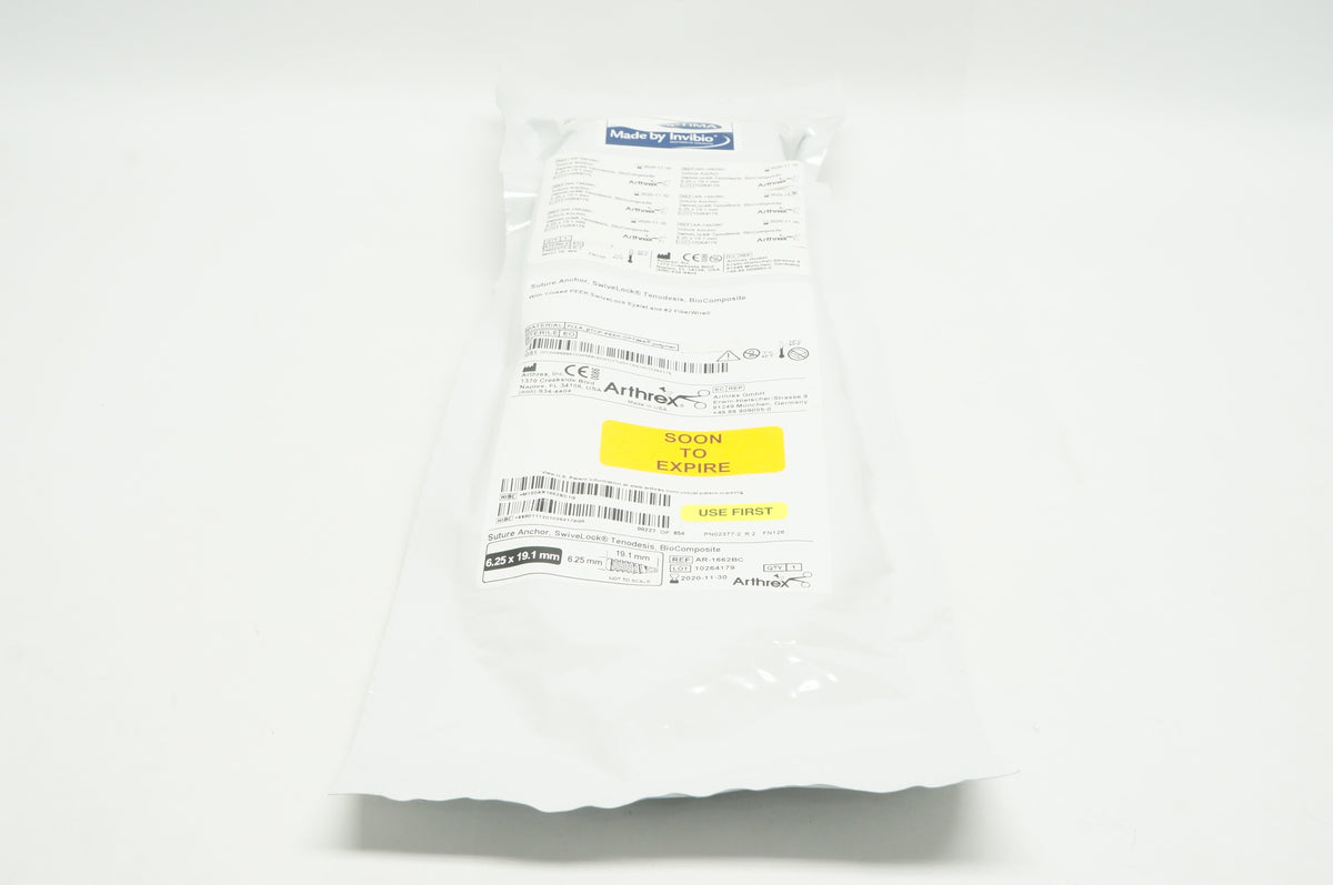 Arthrex AR-1662BC SwiveLock Tenodesis Biocomposite 6.25 x 19.1mm (x ...