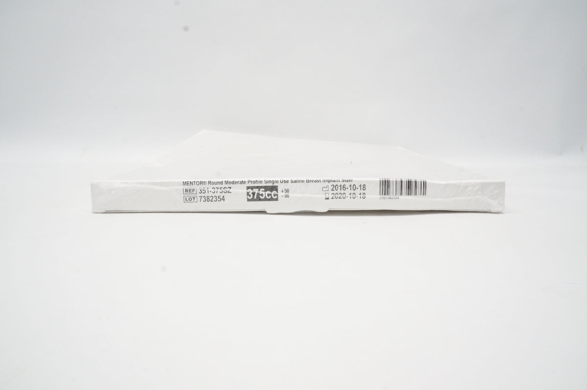 Mentor 351-375SZ Round Moderate Profile Saline Breast Implant Sizer 37 ...