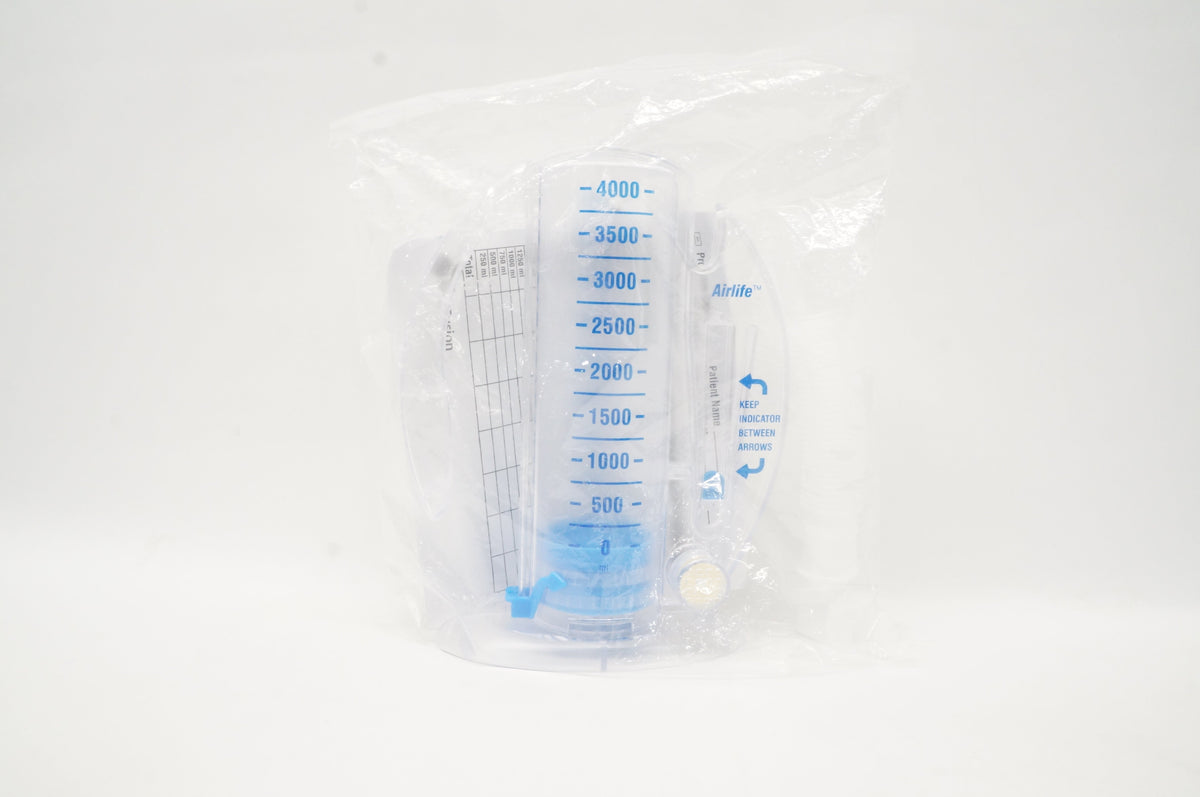 Vyaire 001901A AirLife Volumetric Incentive Spirometer, 4000ml ...