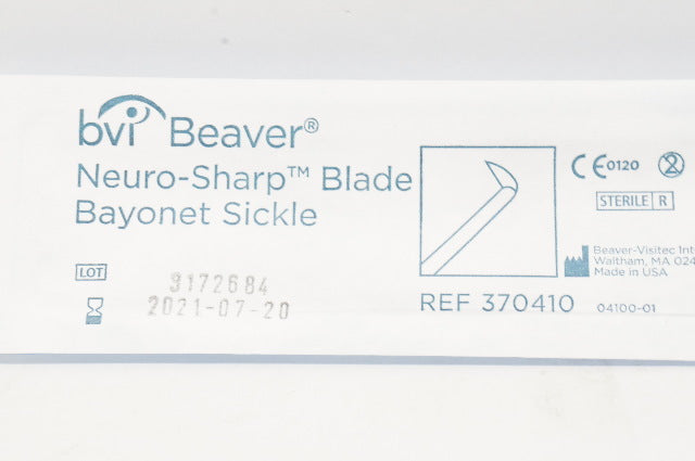 Beaver-Visitec 370410 BVI Beaver Neuro-Sharp Blade Bayonet Sickle ...