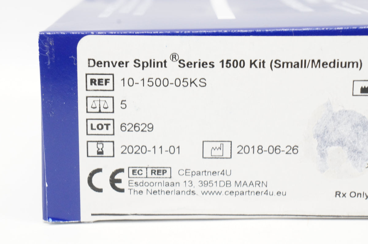 Shippert Medical 10-1500-05KS Denver Splint Series 1500 Kit (S/M) (x ...