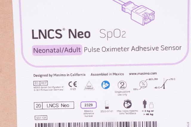 Masimo 2329 Neonatal/Adult Pulse Oximeter Adhesive Sensor – Imedicsales