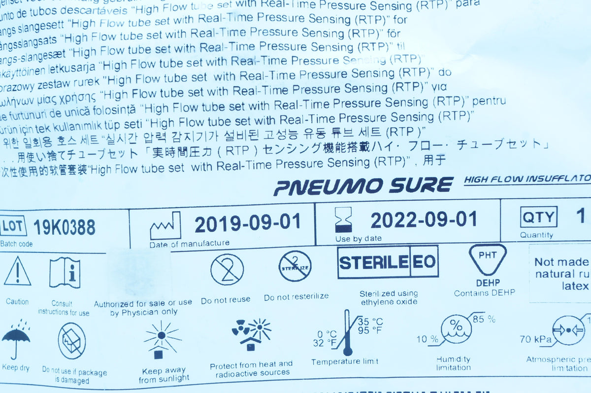 Stryker 0620-040-680 High Flow Tube Set With Real Time Pressure Sensin ...