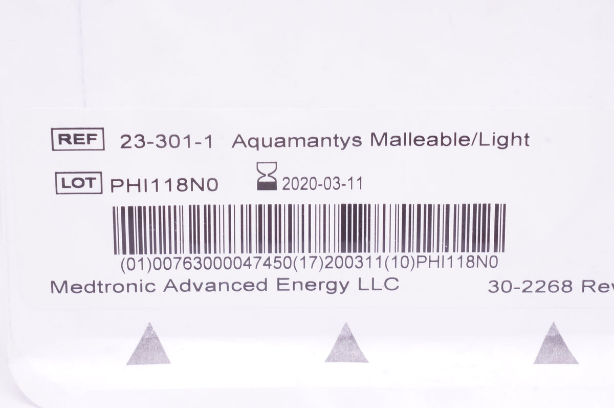 Medtronic 23-301-1 Aquamantys Malleable Bipolar Sealer with Light (x ...