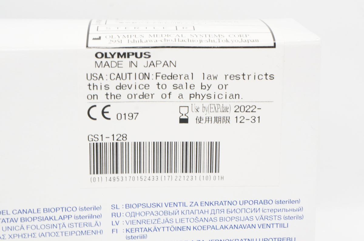 Olympus MAJ-210 Single Use Biopsy Valve ~ Box of 20 – Imedicsales