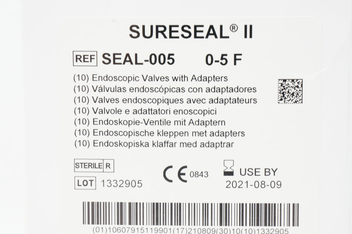 Applied Medical SEAL-005 Sureseal II 0-5 F Endoscopic Valves With Adap ...