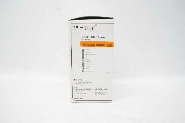 Smiths Medical 4498 CATHLON Clear IV Cath. 14G x 2inch - Box of 50 ...