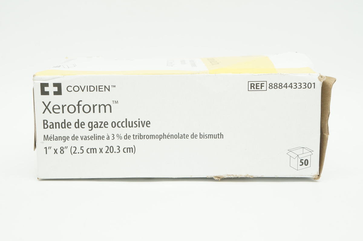 Covidien 8884433301 Xeroform Occlusive Gauze Strip 1 x 8 inch - Box of ...