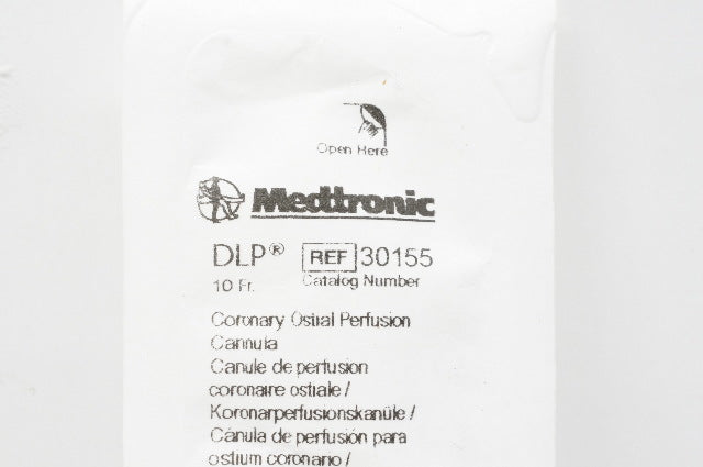 Medtronic 30155 DLP Coronary Ostial Perfusion Cannula 10 Fr. (x ...