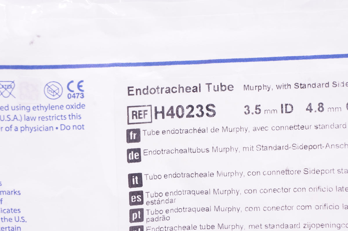 Smiths Medical H4023S Portex Endotracheal Tube 3.5 x 4.8mm (x ...