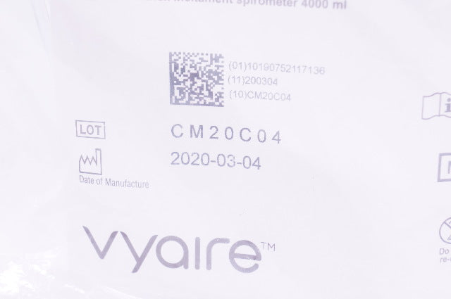 Vyaire 001902A AirLife Volumetric Incentive Spirometer 4000 ml ...