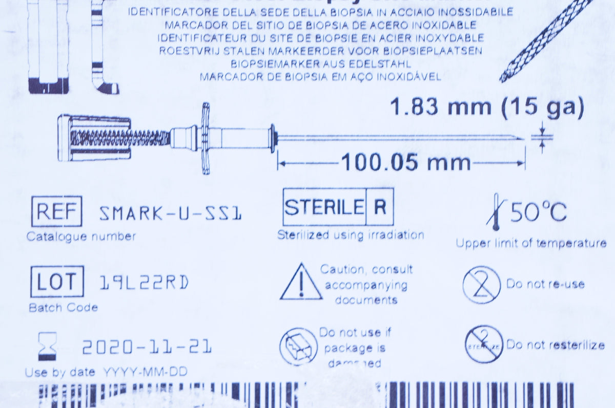 Hologic SMARK-U-SSL Securmark Ultrasound Biopsy Site Markers - Case of ...