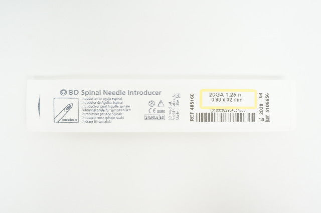 BD 405160 Spinal Needle Introducer 20GA x 1.25inch – Imedicsales