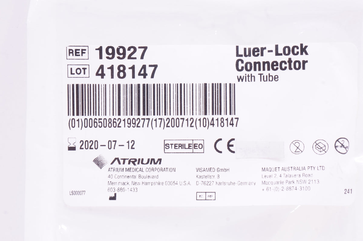 Atrium 19927 Luer-Lock Connector with Tube (x) – Imedicsales