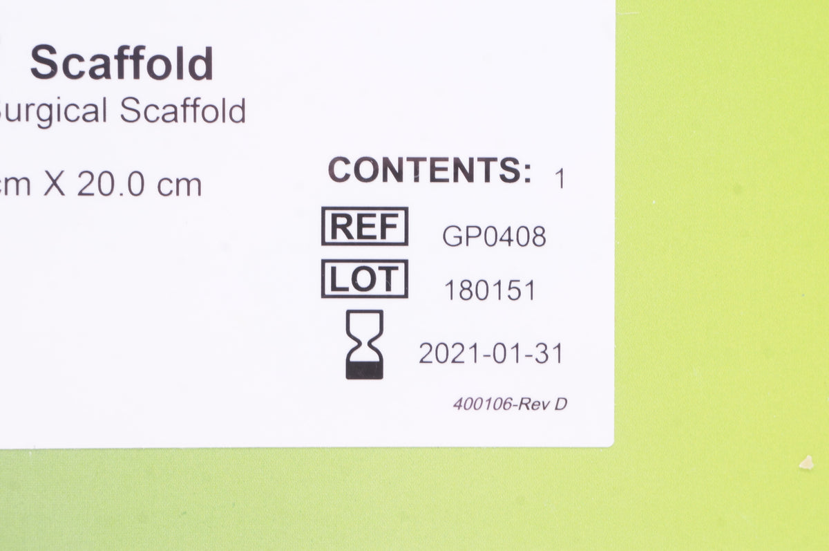 Galatea GP0408 GalaFlex A Formed Bioresorbable Surgical Scaffold (x ...