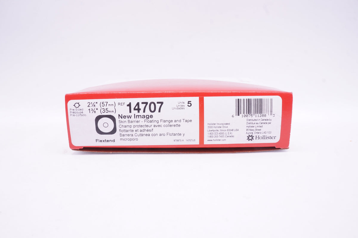 Hollister 14707 Skin Barrier Floating Flange & Tape 2 1/4 x 1 3/8 inch ...