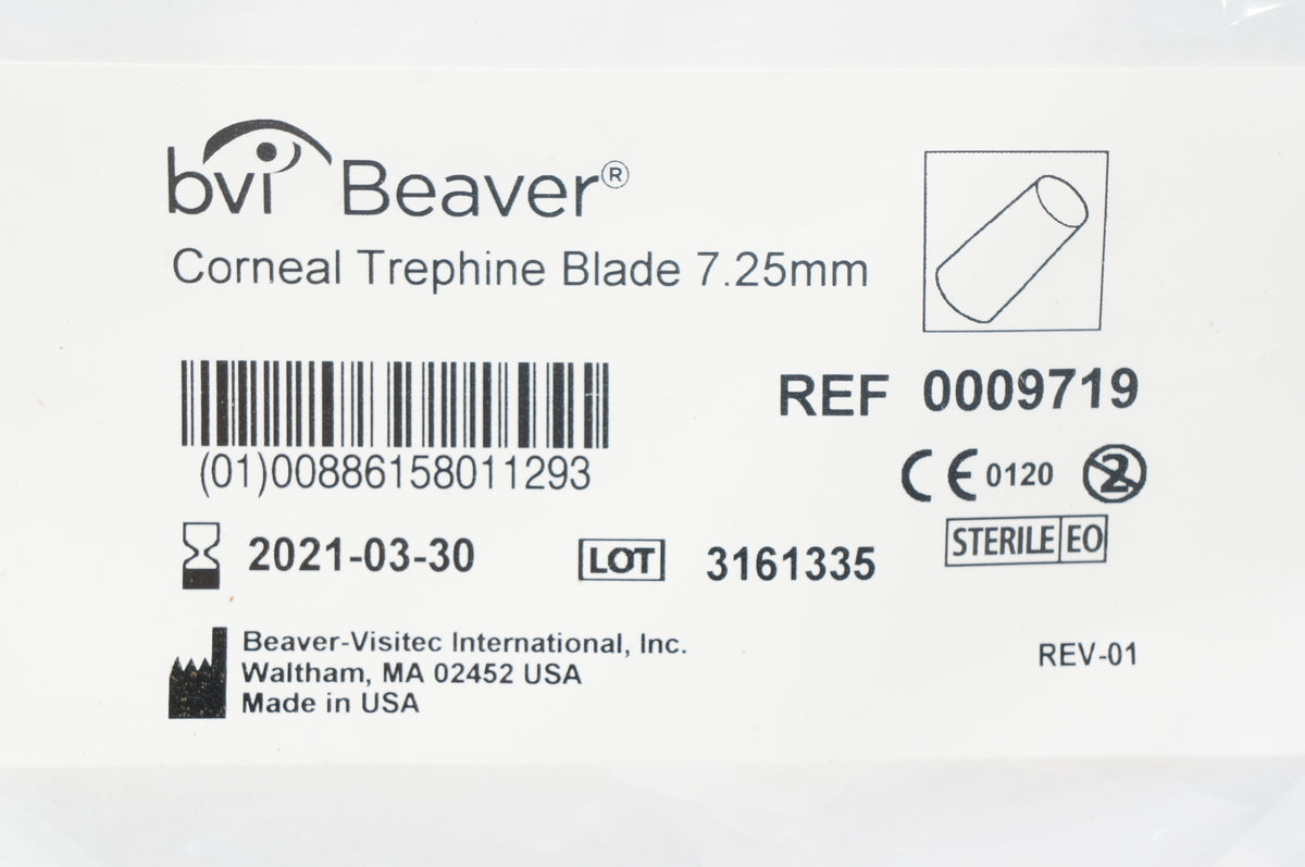 BVI Beaver 0009719 Corneal Trephine Blade 7.25 mm (x) – Imedicsales