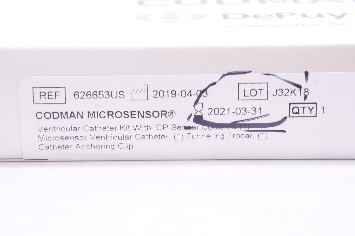 DePuy Synthes 626653US Codman Microsensor Ventricular Catheter Kit (x ...