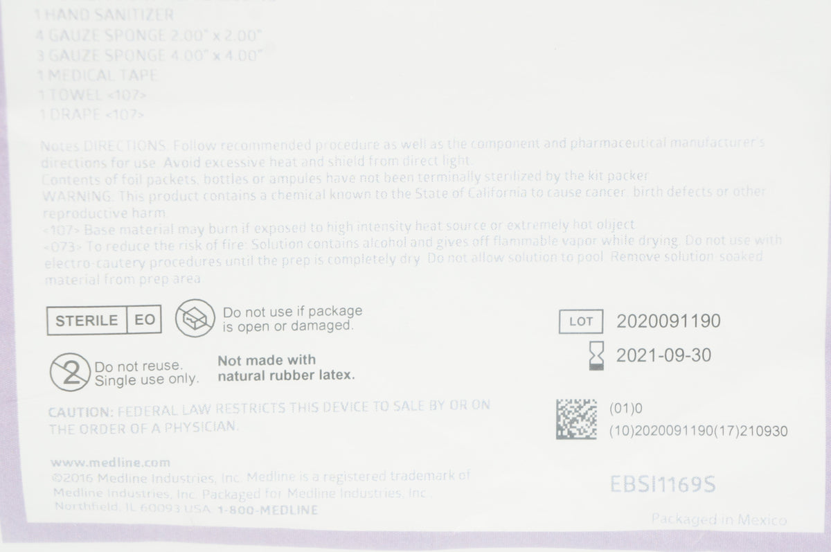 Medline EBSI1169 Port Access Dressing Change Kit – Imedicsales