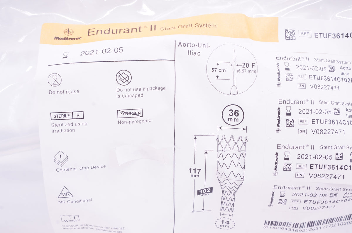 Medtronic ETUF3614C102E Endurant II Stent Graft System (x) – Imedicsales