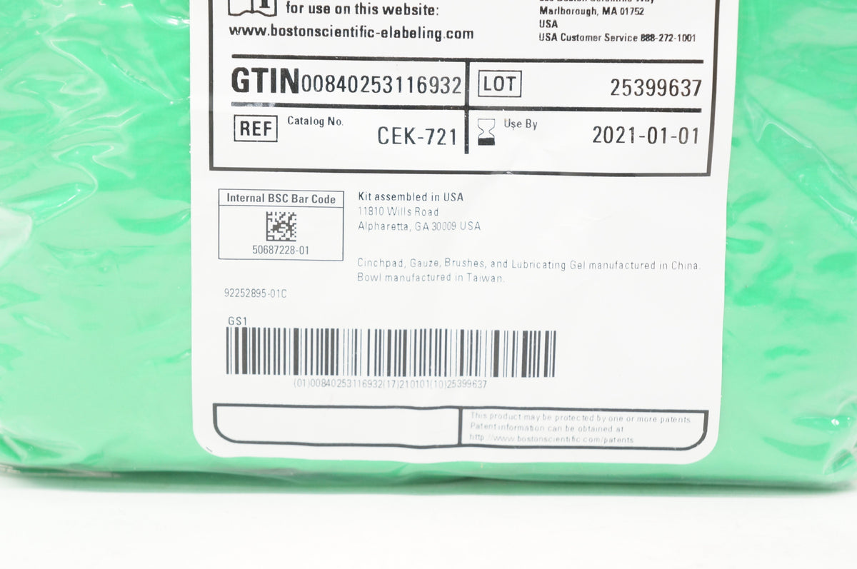 Boston Scientific CEK-721 Compliance Endokit (x) – Imedicsales