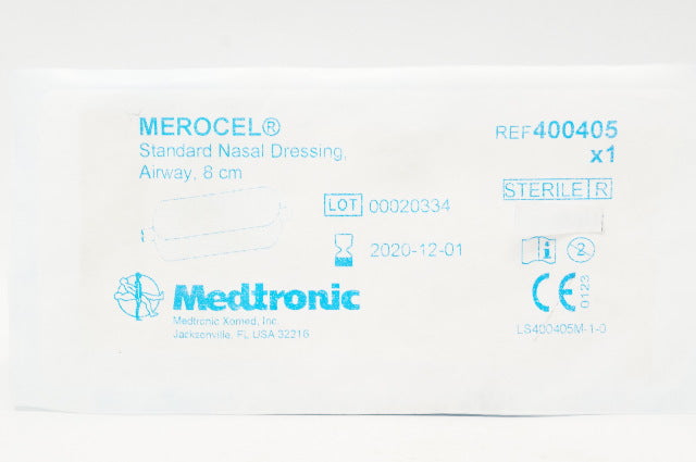 Medtronic 400405 Merocel Standard Nasal Dressing Airway 8cm (x ...