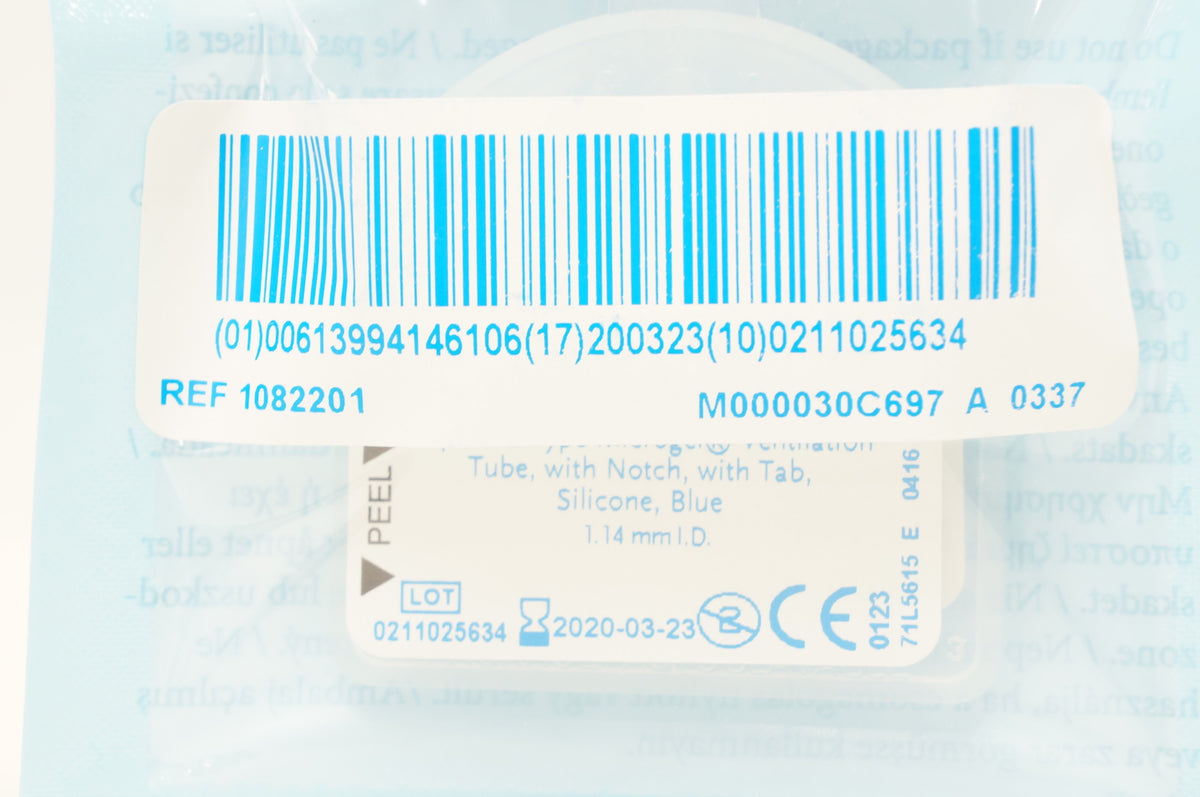 Medtronic 1082201 Paparella Type Microgel Ventilation Tube 1.14mm (x ...
