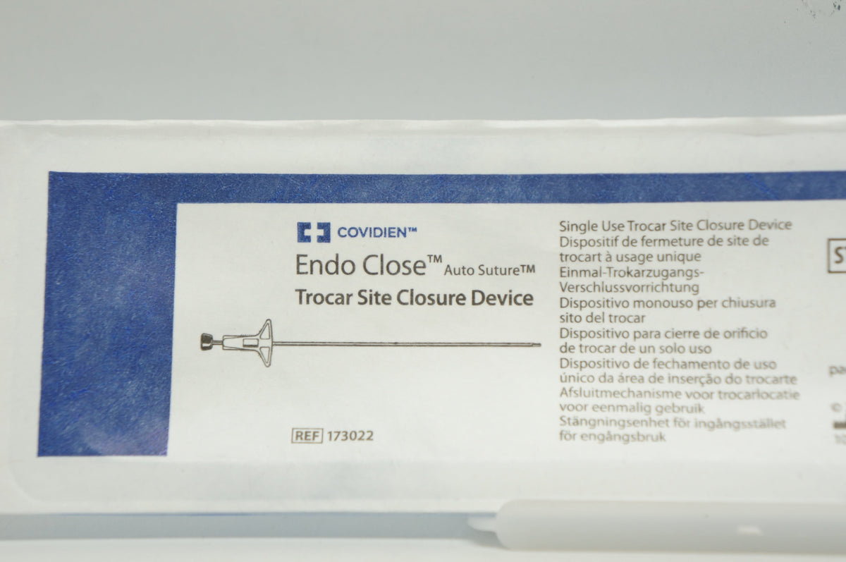 Covidien 173022 Endo Close Auto Suture Trocar Site Closure Device (x ...
