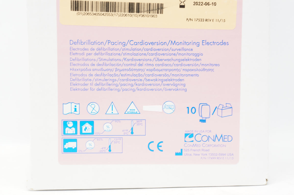 Conmed 2603Z PadPro Radiotranslucent Electrode Infant