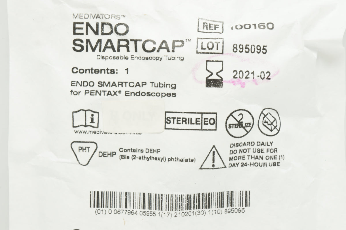 Medivators 100160 ENDO SMARTCAP Disposable Endoscopy Tubing (x ...
