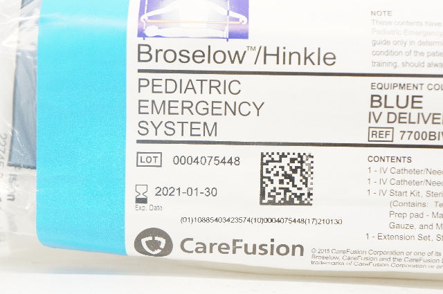 CareFusion 7700BIV Broselow/Hinkle Pediatric Emergency, Blue (x ...