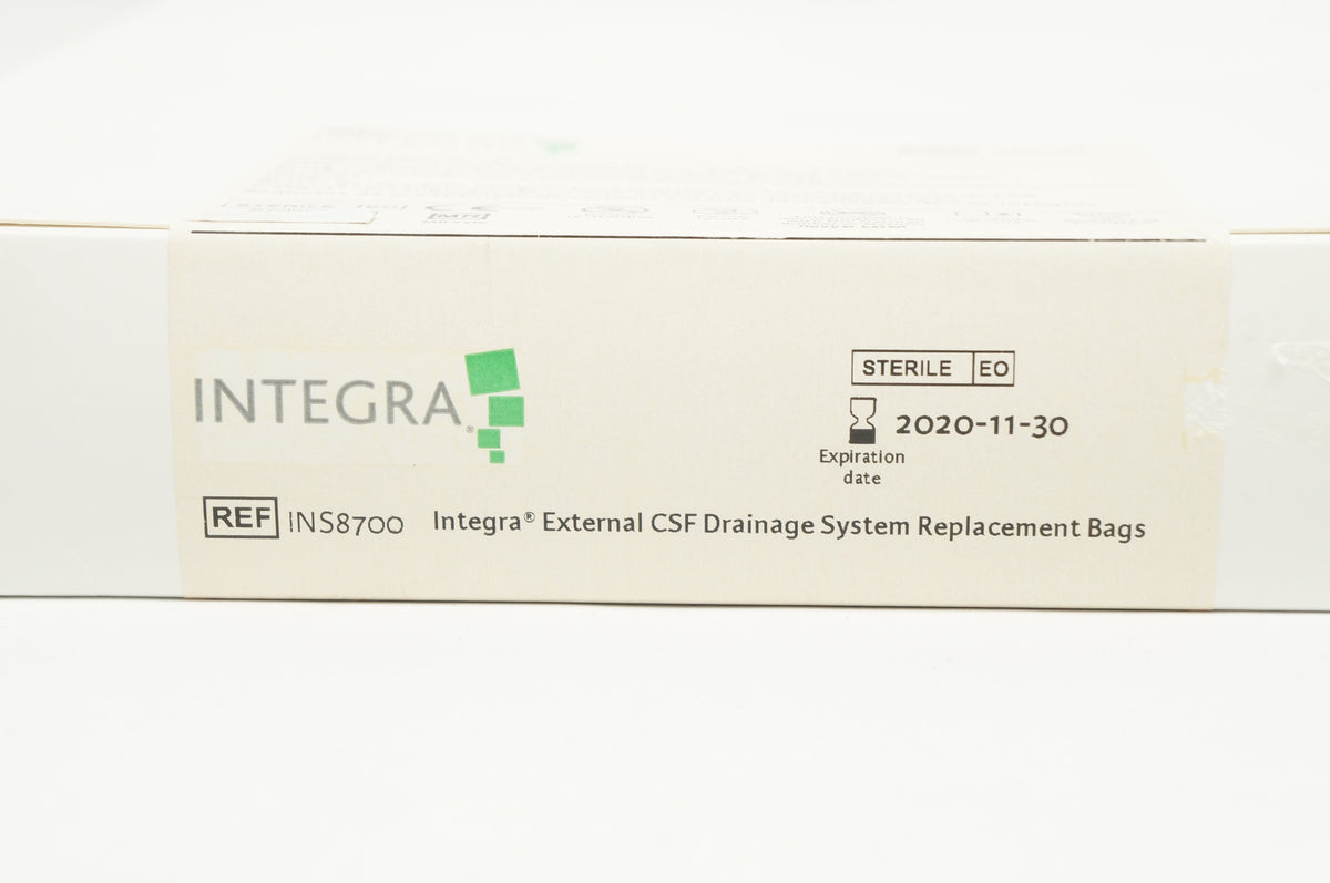 Integra INS8700 External CSF Drainage System Replacement Bags (x ...