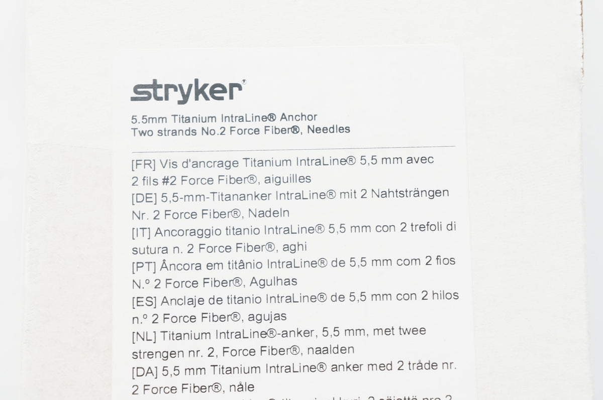 Stryker 3910-400-055 Titanium IntraLine Anchor 5.5mm (x) – Imedicsales
