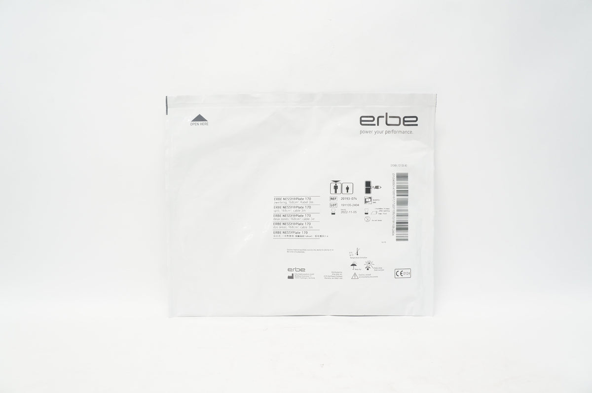 Erbe 20193-074 Nessy Plate 170 Split Return Electrode Cable 3m ...