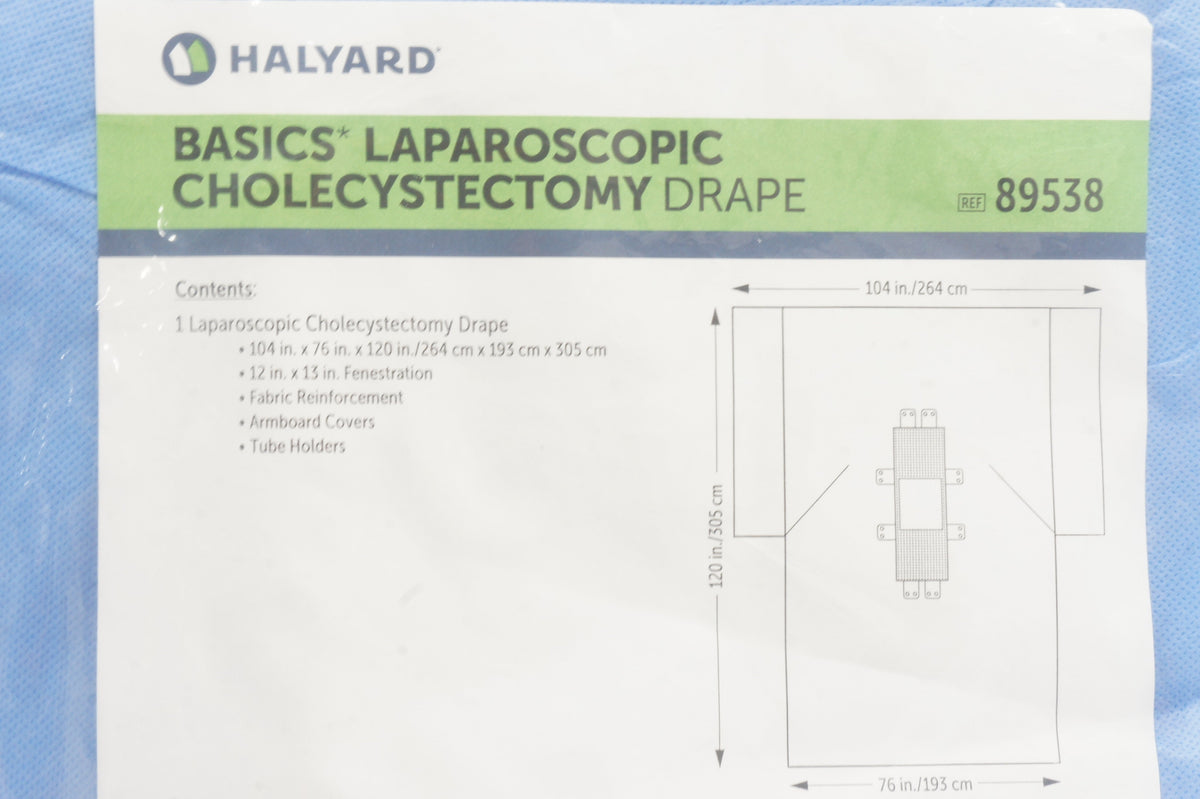 Halyard 89538 Basics Laparoscopic Cholecystectomy Drape – Imedicsales