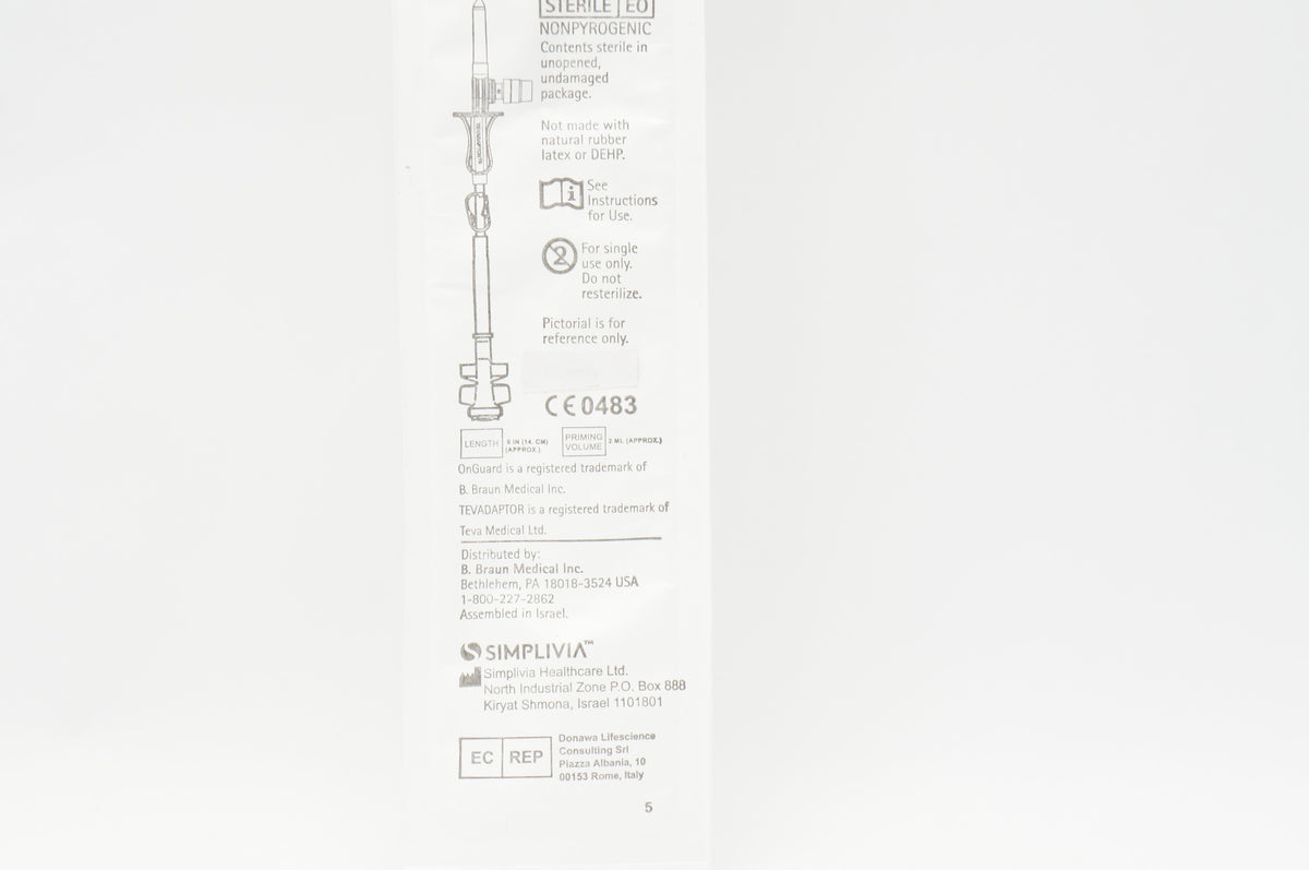 Braun 412113 Simplivia Tevadaptor Spike Port Adaptor – Imedicsales
