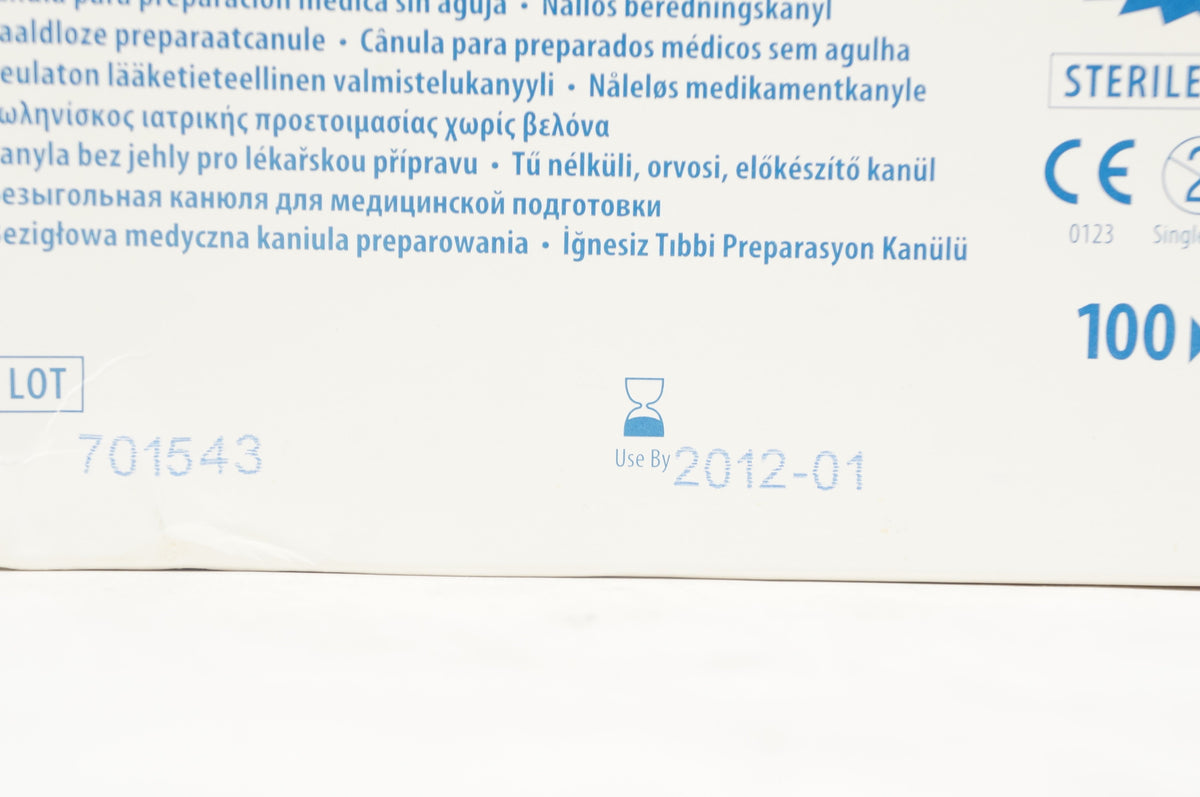 Covidien 8881540111 Monoject Ndleless Med Prep Cannula (x) - Box of 10 ...