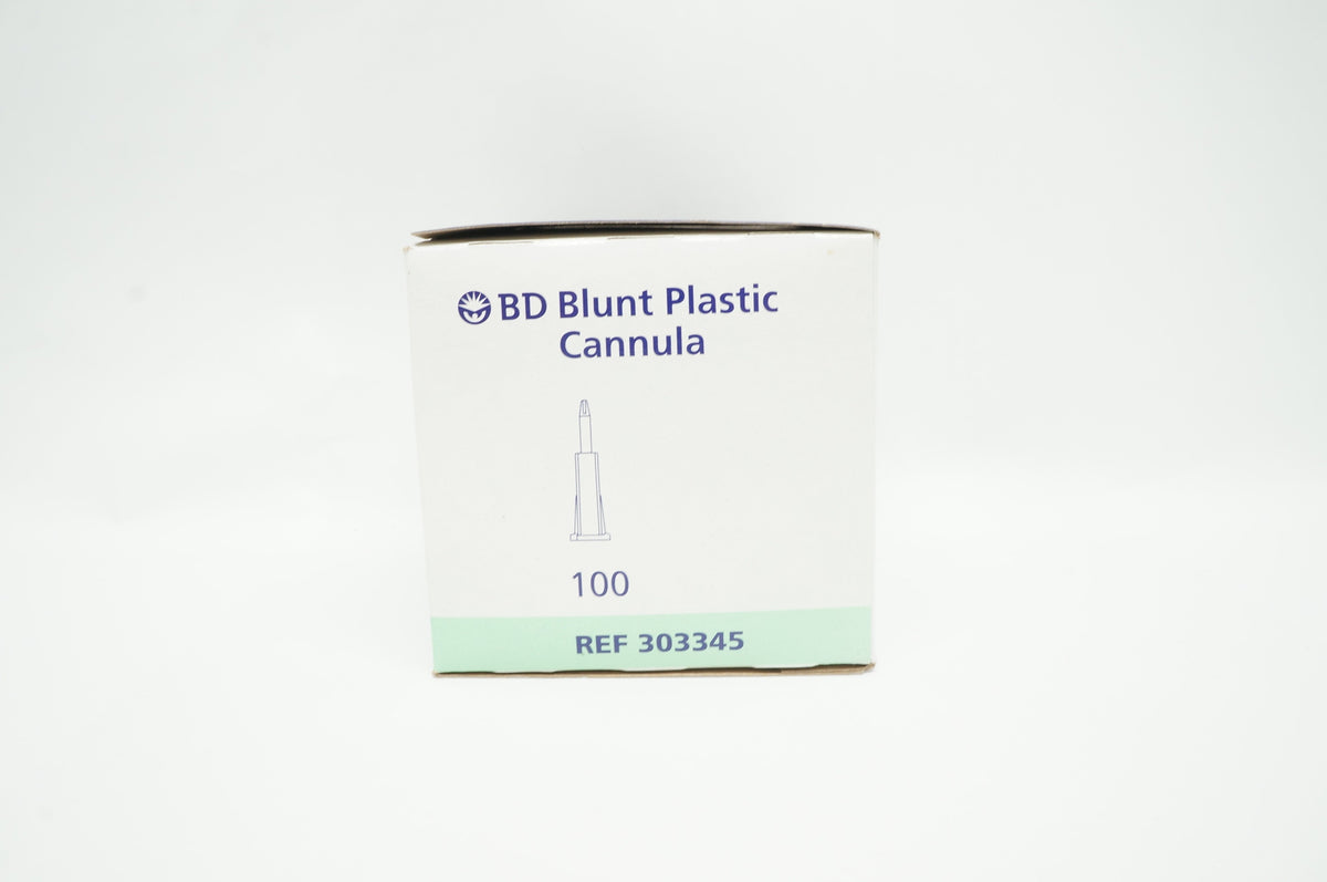 BD 303345 Blunt Plastic Cannula - Box of 55 – Imedicsales