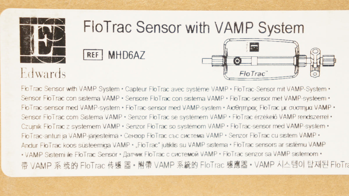 Edwards Lifesciences MHD6AZ FloTrac Sensor with VAML System FloTrac (x ...