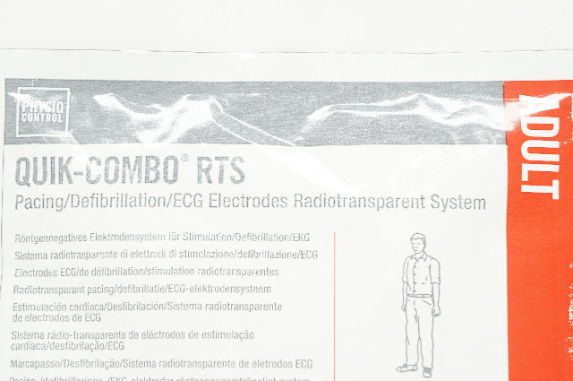 Physio Control 11996-000090 Quik-Combo RTS Pacing ECG Electrodes ...